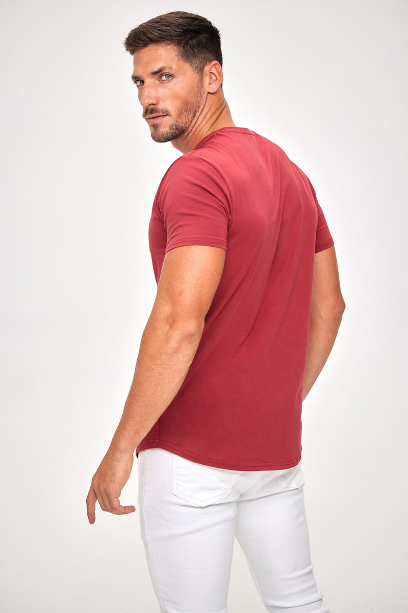 Modern Crew Neck - Forza red – PHUTURE